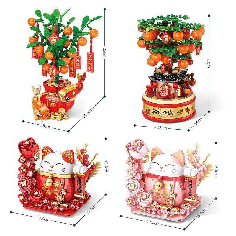 Promo Pohon Jeruk Keberuntungan Lucky Cat Kucing Keberuntungan Pembawa ...