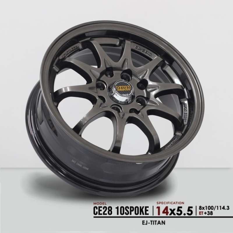 Promo Velg Rays Ce28 Ring 14 T Mobil Wuling Air Ev Brio Ayla Karimun ...