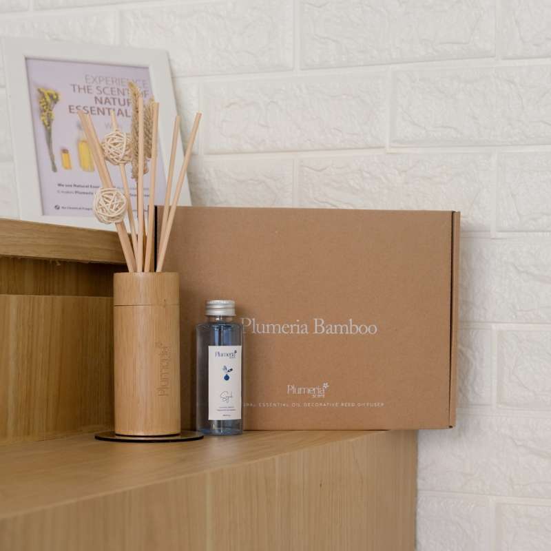 Jual Plumeria Scent Bamboo Reed Diffuser - Sejuk (peppermint ...