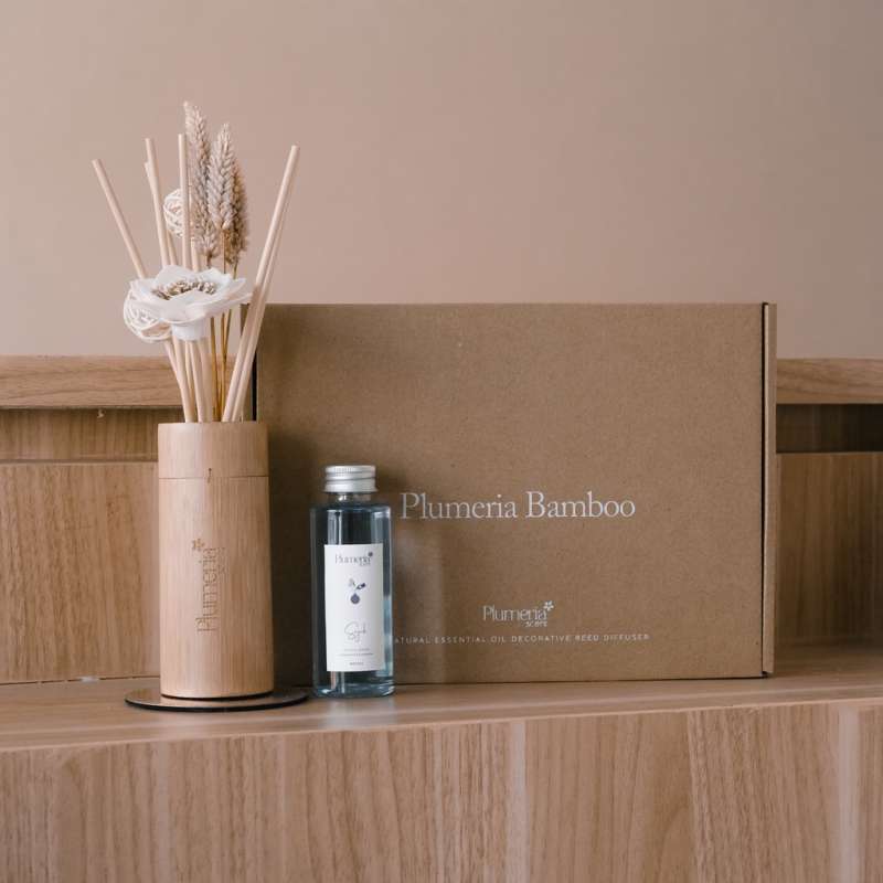 Jual Plumeria Scent Bamboo Reed Diffuser - Sejuk (peppermint ...