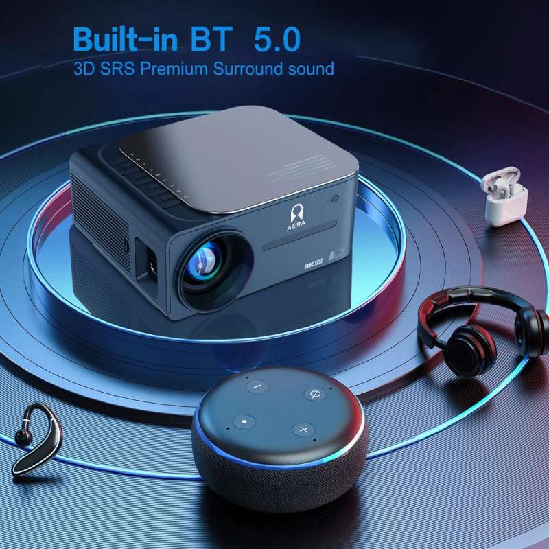 Jual Aera Smart Proyektor Erm8 4000 Lumens | Proyektor Android Wifi ...