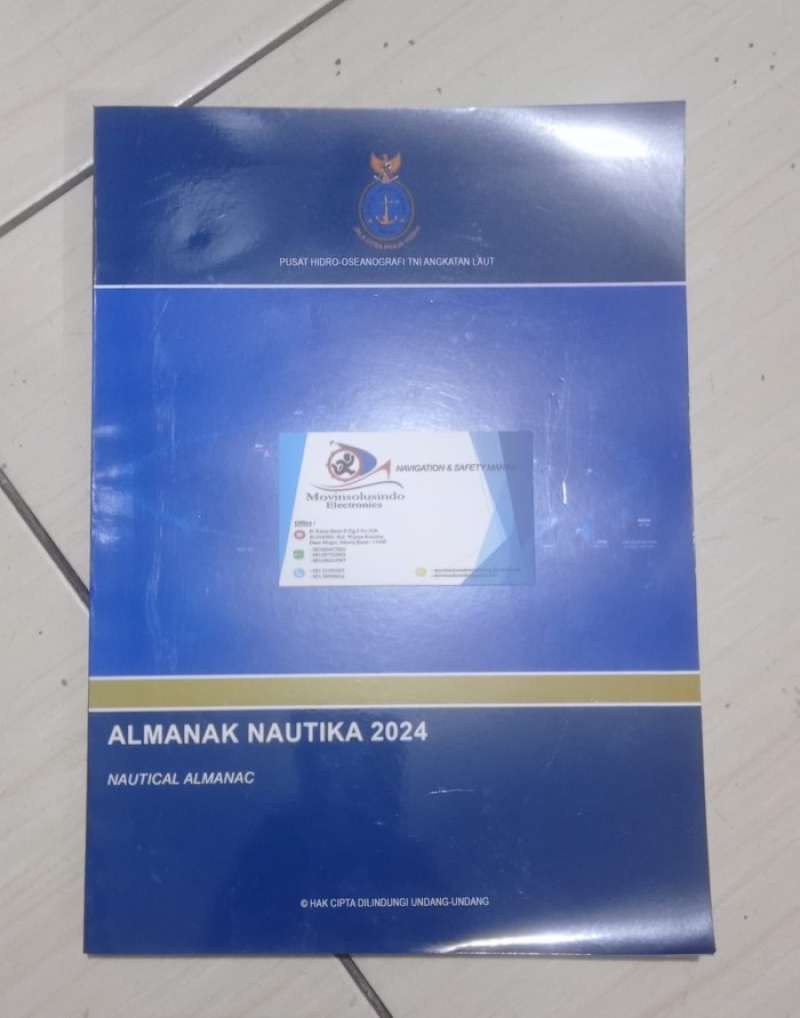 Jual Buku Pasut 2024, Almanak Nautika Daftar Arus Pasang Surut 2024 Di Seller Hachi - Cengkareng ...