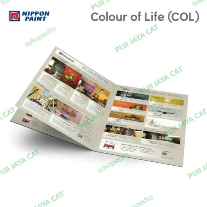 Jual Katalog Sample Kartu Warna Cat Tembok Nippon Paint Di Seller Hachi ...
