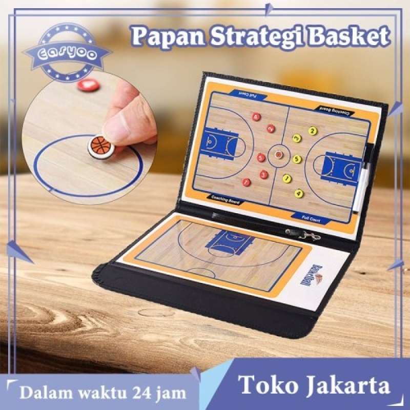 Jual Papan Strategi Basket Magnet Pelati Taktik Folding Basketball ...