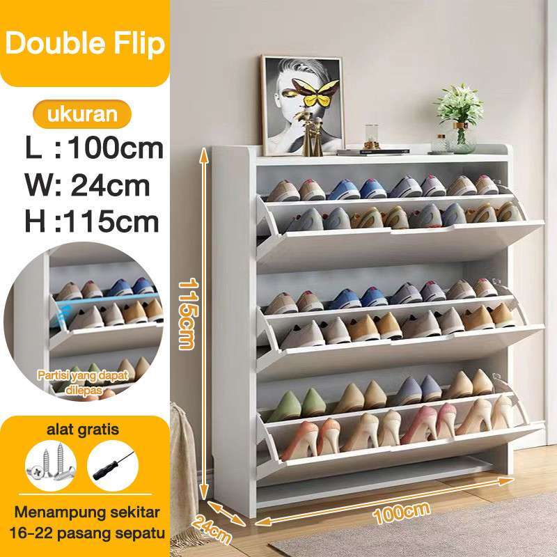 Promo Lemari Satu Rak Satu Kayu Shoe Rack Modern Shoe Ra Diskon 45% Di ...