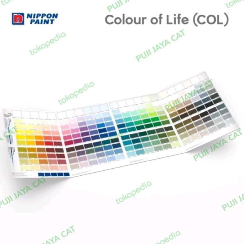 Jual Katalog Sample Kartu Warna Cat Tembok Nippon Paint Di Seller Shin ...