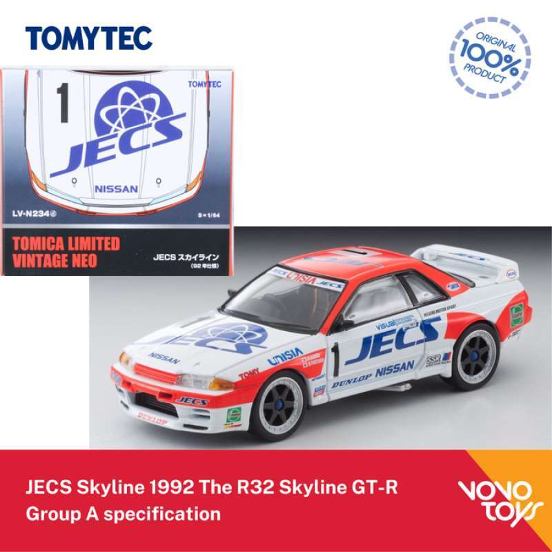 Promo Tomica Limited Vintage Tlv-n234d Jecs Skyline 1992 Gtr R32 ...