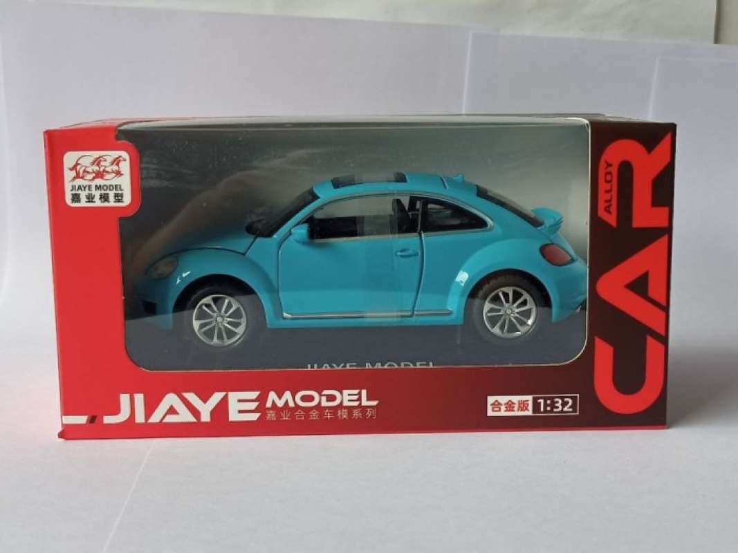 Promo Diecast Volkswagen Vw Beetle Gsr Biru Miniatur Mobil Jiaye Model ...