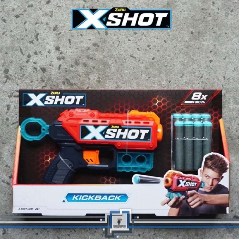 Promo Zuru Xshot Excel Kickback / X Shot / Not Nerf Firestrike Diskon ...