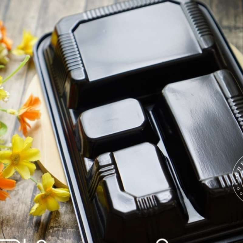 Jual Grosir Bento Sekat 4/bento Box /tempat Makanan Isi 300set Di ...