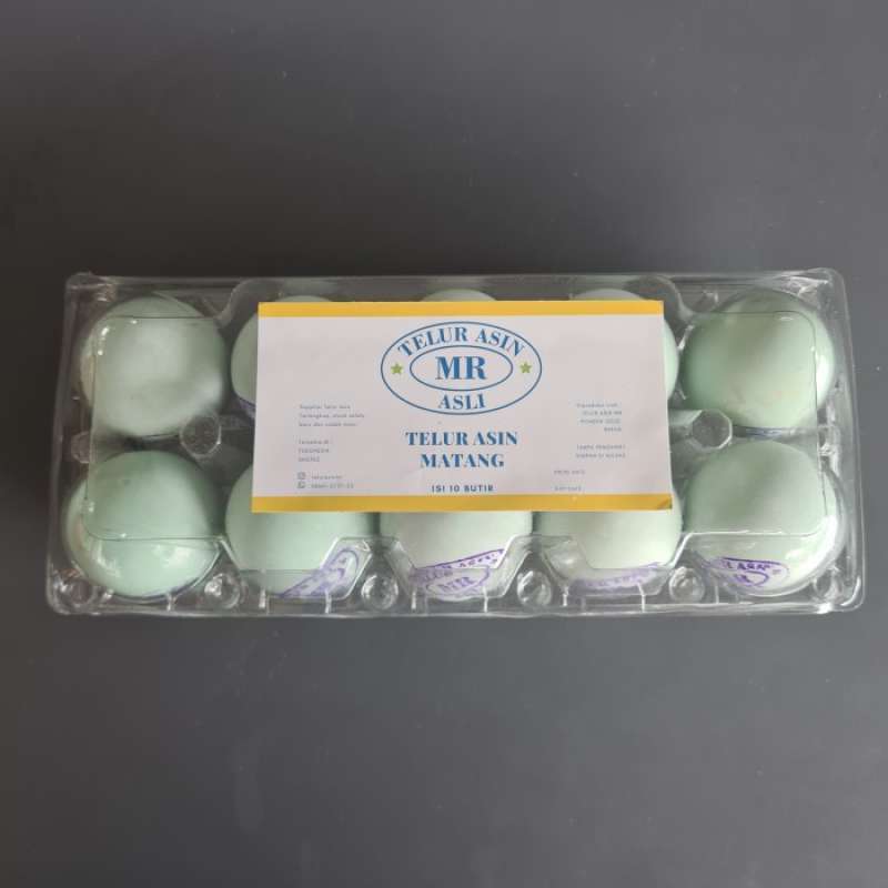 Jual Paket Telur Asin B Isi 10 - Packing Mika Plastik - Khusus Gojek Di ...