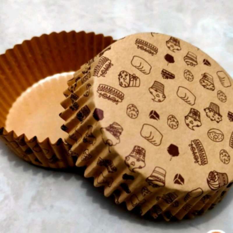 Jual Paper Cup Case Roti Bulat 8 Cm | 200 Pcs Di Seller Ayato ...