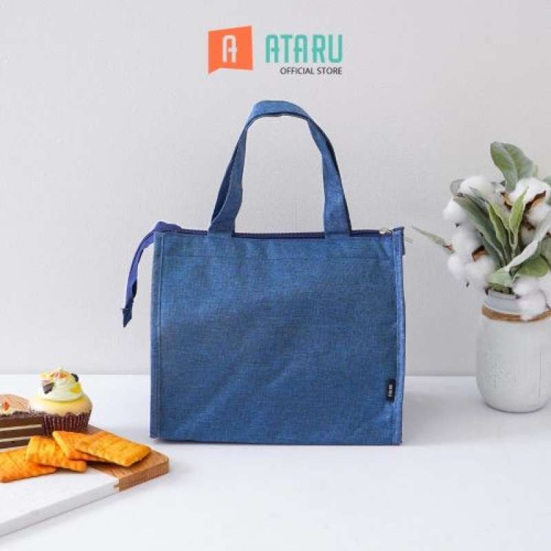 Jual Ataru Tas Bekal Thermal Slim - Biru Navy Di Seller Shin Store ...