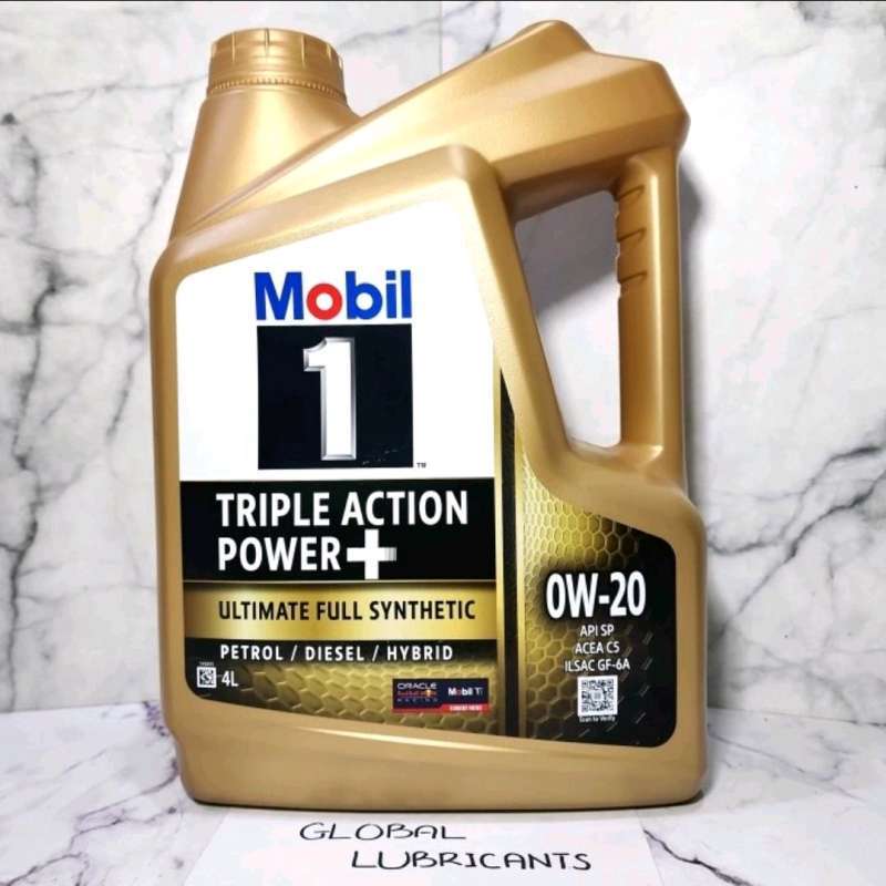 Jual Mobil 1 Triple Action Power+ 0w-20 4 Liter (ultimate Full/ Fully ...