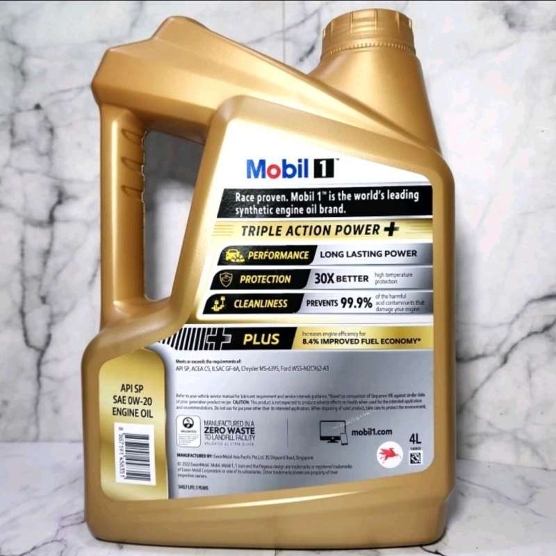 Jual Mobil 1 Triple Action Power+ 0w-20 4 Liter (ultimate Full/ Fully ...
