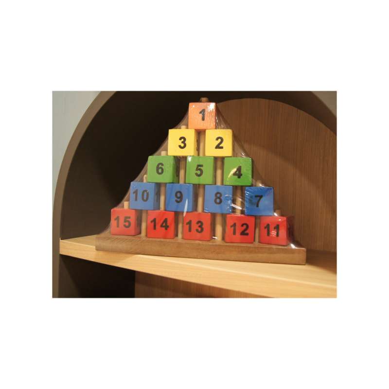 Jual Balok Angka Piramid - Mainan Edukasi Anak - Belajar Mengenal Angka ...