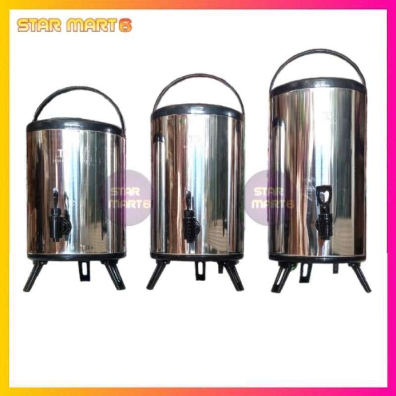 Jual Drink Jar Stainless 8 10 12 Liter Milk Tea Bucket / Termos Air ...
