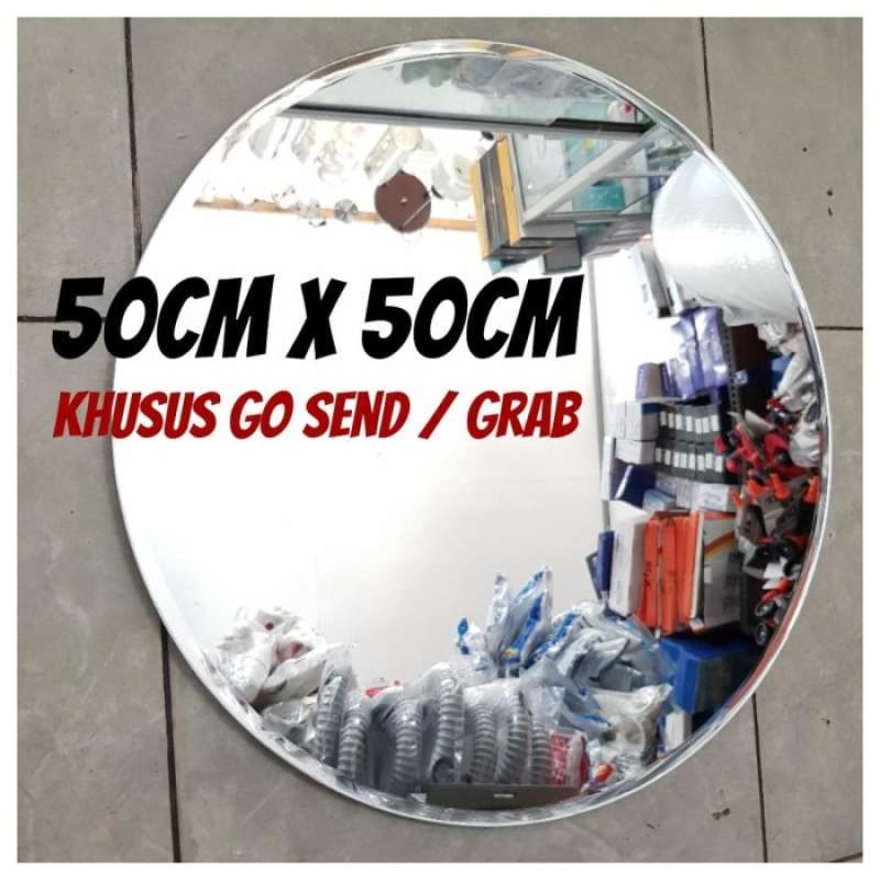 Jual Kaca Cermin Kamar Mandi Lingkaran / Bulat 50cm Terbaru Di Seller ...