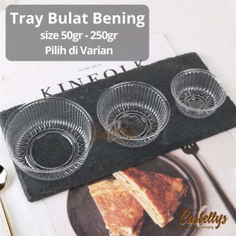 Jual Tray Mika Bulat Bening Mooncake 50gr S/d 250gr Pia Kue Cookies ...