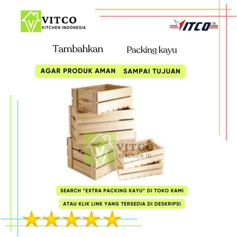 Jual Vitco Soft Close Pull Down Multipurpose Rack/rak Tarik Dapur ...