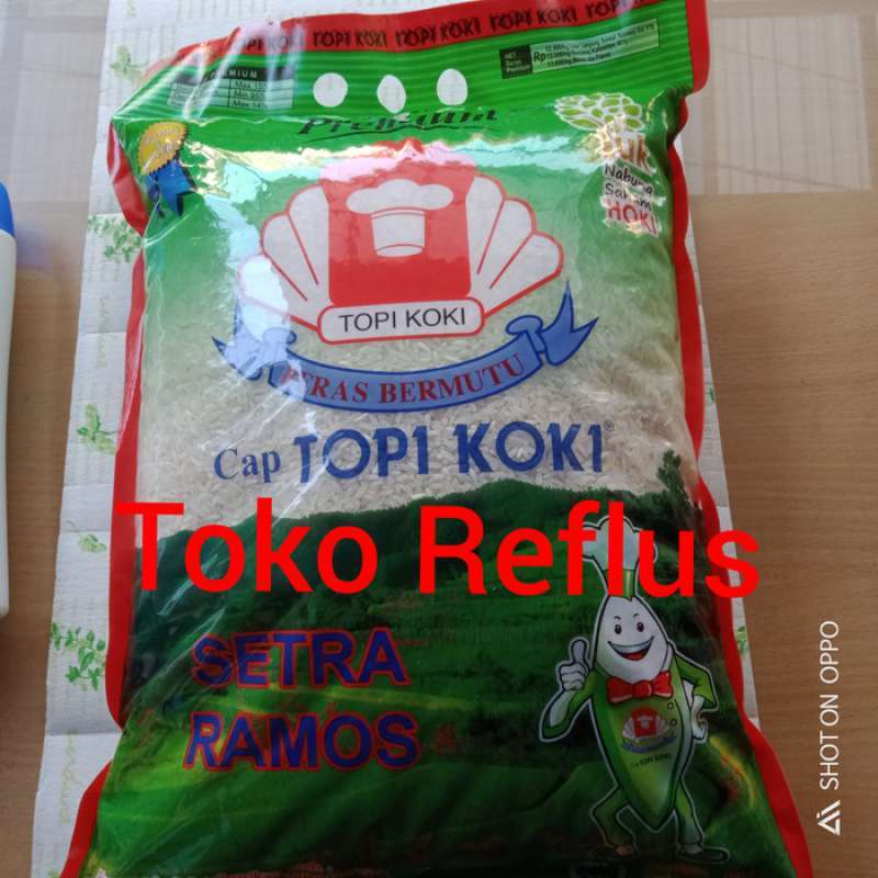Jual Beras Cap Topi Koki 5 Kg Di Seller Shin Store - Cengkareng Timur ...
