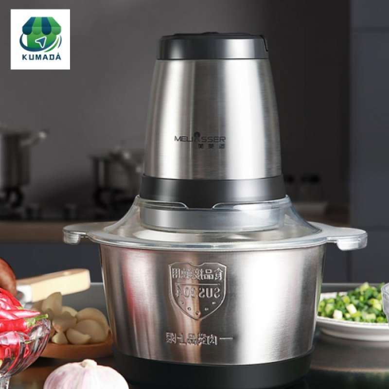 Jual Chopper Blender Stainless Blender Penggiling Daging Ukuran 2l ...