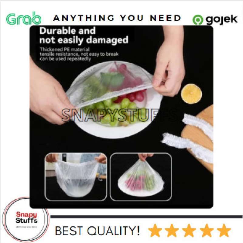 Jual Food Protection Plastic / Penutup Makananan Isi 100 Pcs Di Seller ...