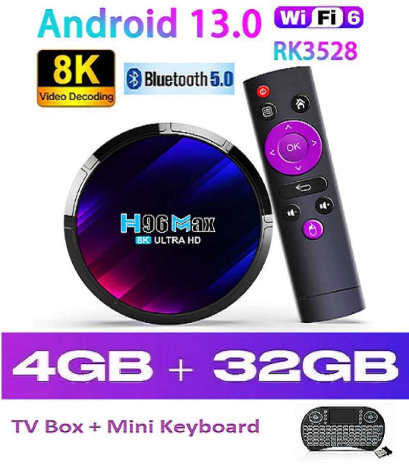 Jual Android Tv Box H96 Max 4gb 64gb Include Bluetooth Miracast ...