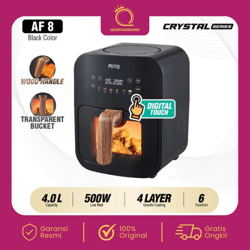 Jual Mito Airfryer Air-fryer Digifry Af8 Af-8 Af 8 Crystal - Hitam Di Seller Shin Store ...