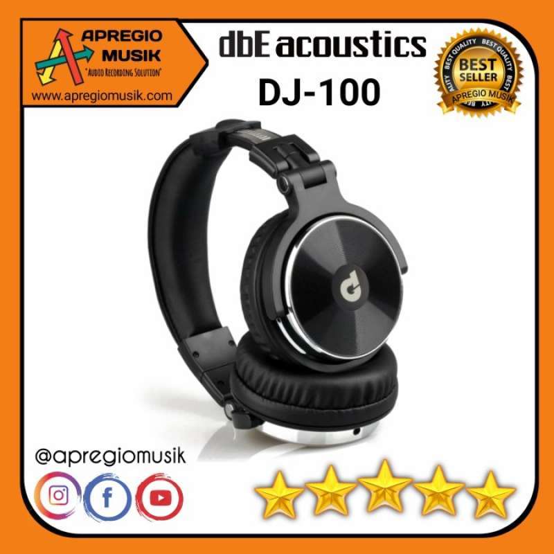 Jual Dbe Dj100 Dj 100 Headphone Monitoring Di Seller Indah Purnama Tech ...