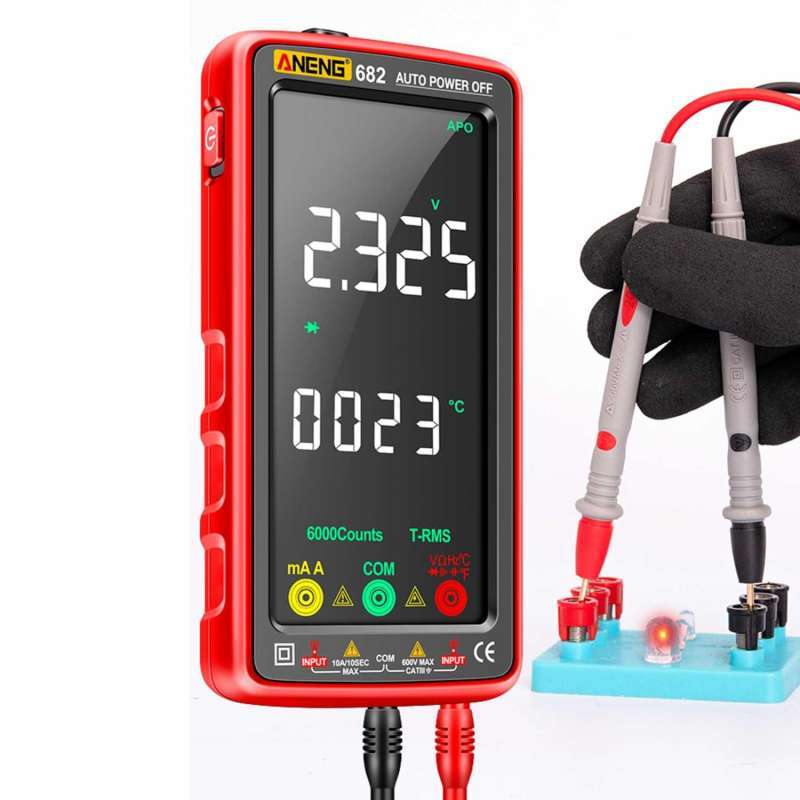 Jual Digital Multimeter Large Lcd Screen 6000 Count 2800mah 682 Tespen ...