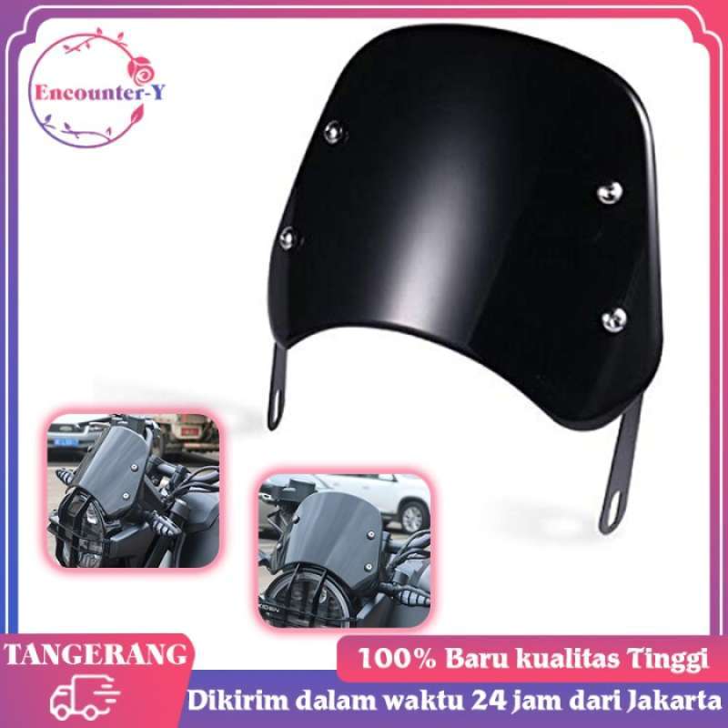 Promo Visor Winshield Wind Deflector Untuk Modifikasi Sepeda Motor ...