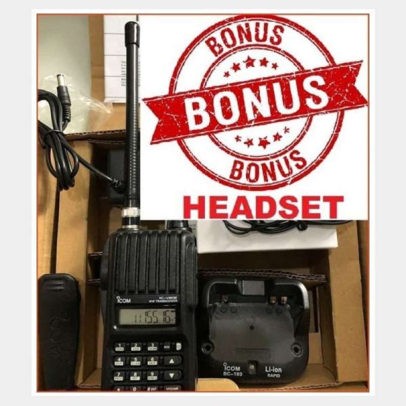 Jual Ht Radio Icom V80 V 80 Litium Vhf Lithium Walkie Talkie Walky ...