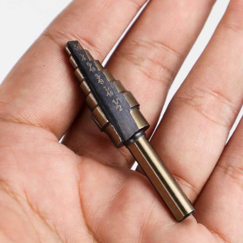 Jual Mata Bor Pagoda Spiral Drill Step Down Drill Bit Tipe 2 5 Pcs ...