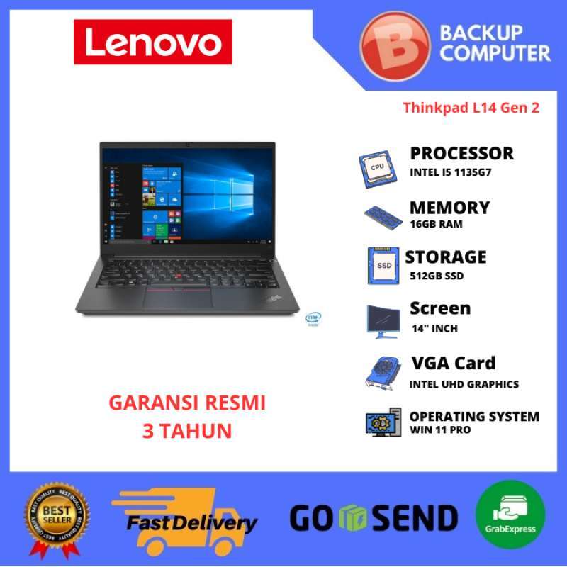 Jual Laptop Lenovo Thinkpad L14 Gen 2 0800 I5-1135g7 16gb Ram Di Seller Backup Computer - Ancol ...