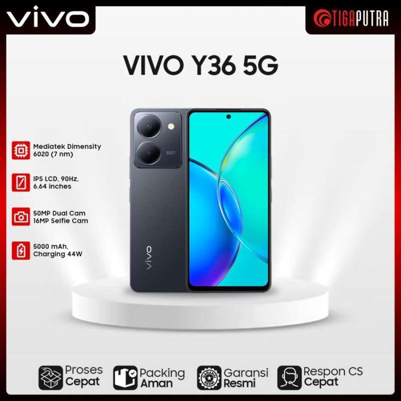 Jual Vivo Y36 5g (ram 8gb, Rom 256gb, Fast Charging 44w, Fhd+ Display) Di Seller Tigaputra ...