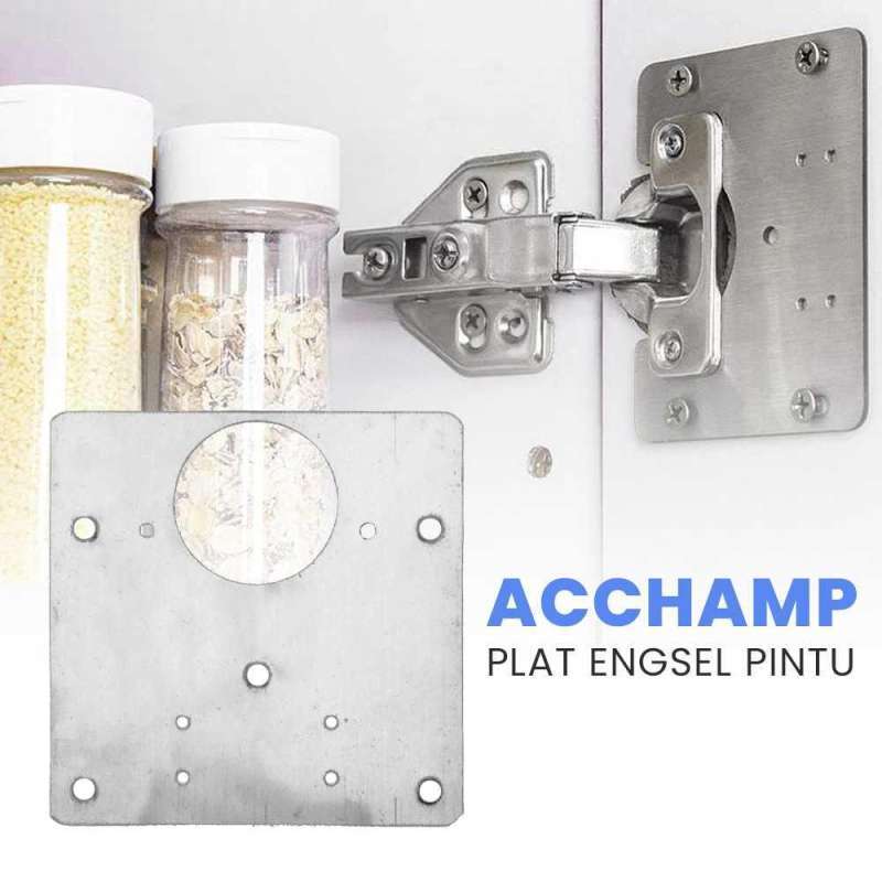 Jual Acchamp Plat Engsel Pintu Repair Cabinet Furniture Drawer Door ...