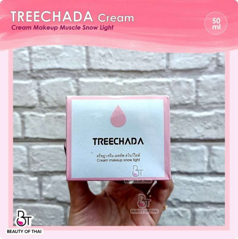 Promo Tree Chada Cream Makeup Snow Light Original 100 % Thailand Diskon ...