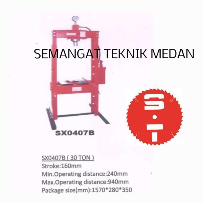 Jual 30ton Mesin Alat Press Hidrolik Hydraulic Press Pres 30ton 30t 30 Ton Di Seller Semangat ...