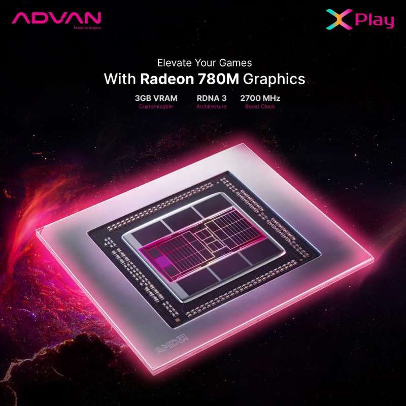 Promo Advan X-play Handheld Gaming Pc Amd Ryzen 7 7840u Amd Ryzen Ai ...