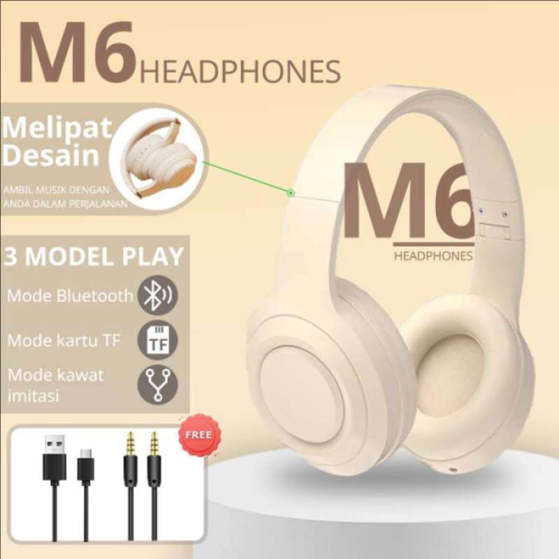 Promo Headphone M6 Dengan Kualitas Hifi, Tws Headset Menyajikan Suara ...