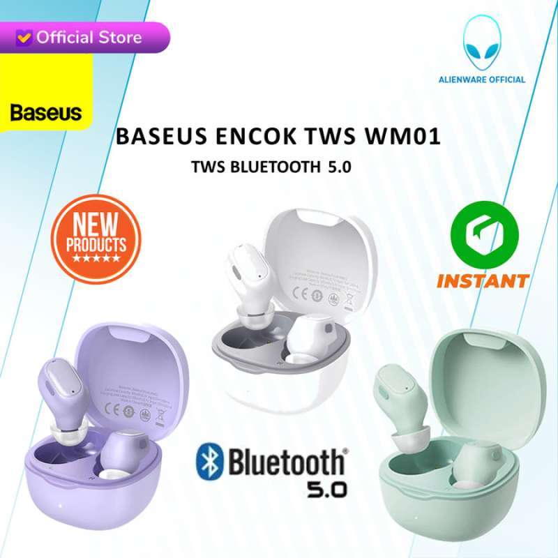 Promo Baseus Encok Tws Wm01 - Black Diskon 50% Di Seller Dr Barang ...