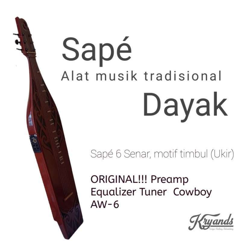 Jual Sape Alat Musik Tradisional Dayak Di Seller Rosaria - Cengkareng ...