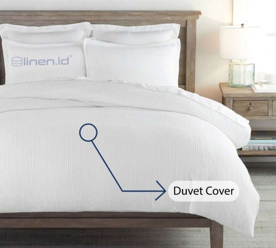 Promo 100% Produk Ori [dc Only] Duvet/ Quilt Cover Putih Polos Cvc ...