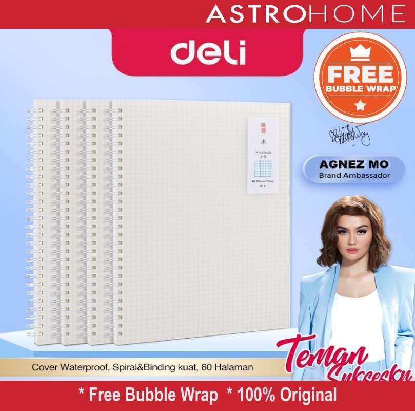 Jual Deli Lpb560 Spiral Notebook Buku Catatan Tulis Sekolah Spiral ...