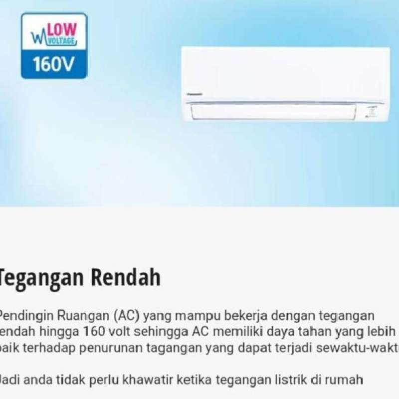Jual Ac Panasonic 1pk Low Watt Type Cs-kn9wkj Si-biru Alowa Di Seller ...