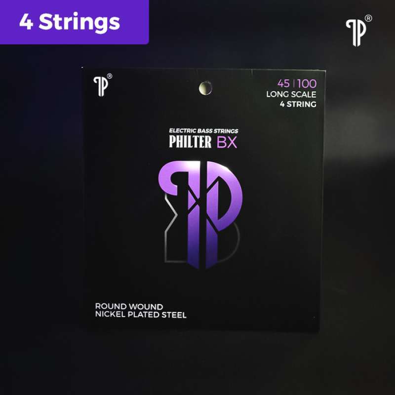 Jual Senar Bass Philter Bx Original Electric Bass Strings Round Wound ...