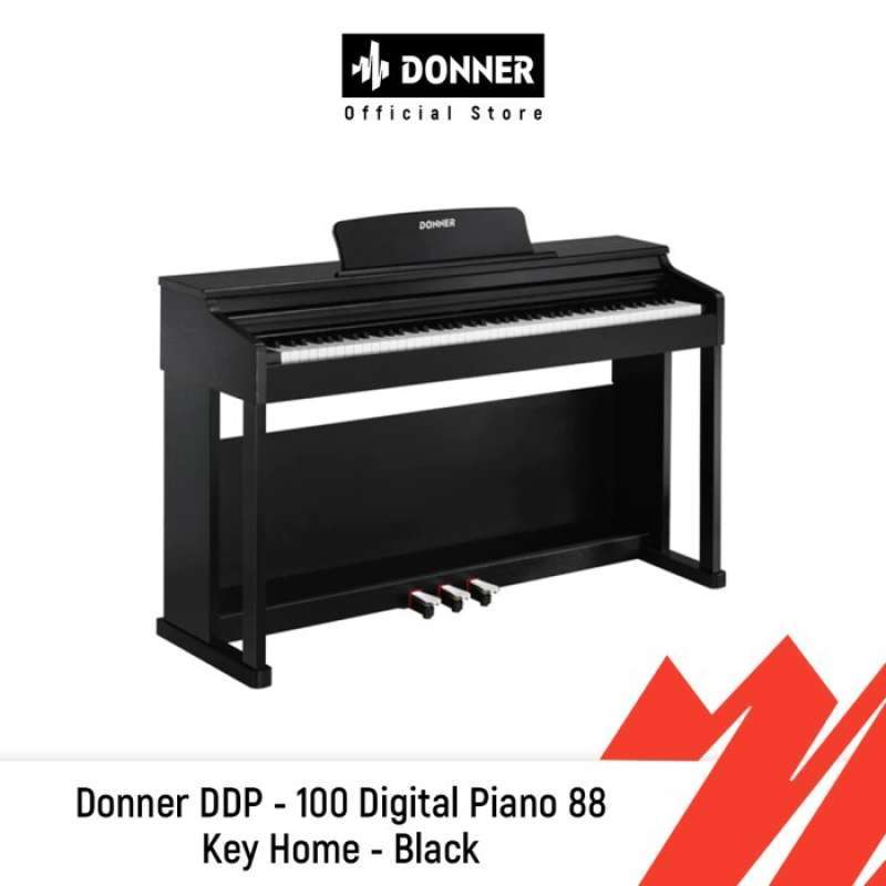 Jual Donner Ddp - 100 Digital Piano 88 Key Home - Black Di Seller Rukia ...