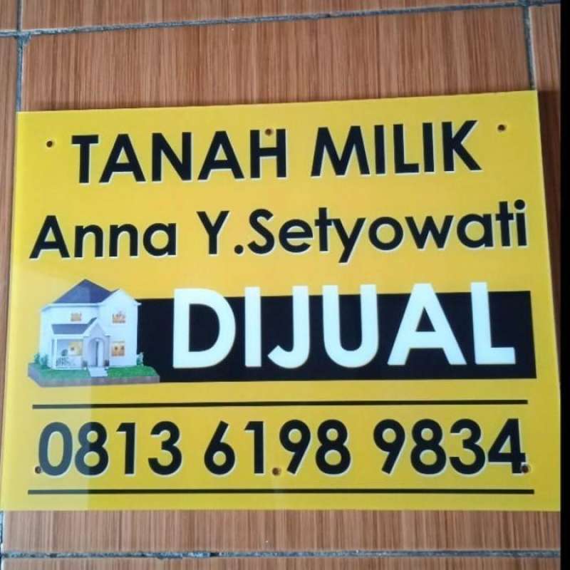 Jual Akrilik Custom Acrylic Sign Board Nama Plang Pintu Ukuran 10 X 30 ...