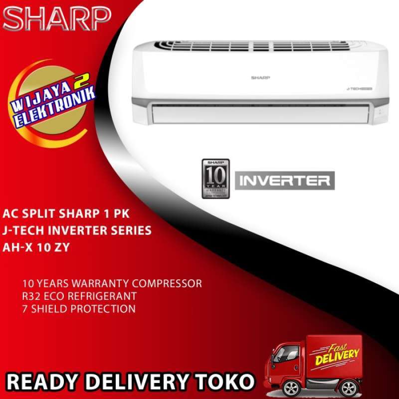 Promo Ac Sharp 1 Pk Ac Split Sharp Ah-x 10zy 1 Pk Inverter Diskon 23% ...